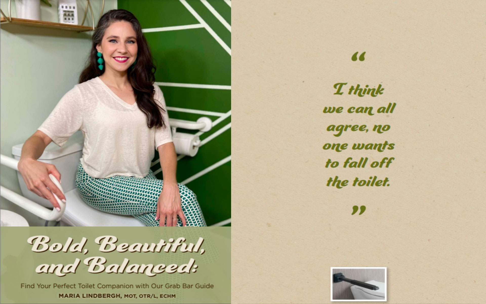 Maria Lindbergh’s Guide the “Perfect Toilet Companion”