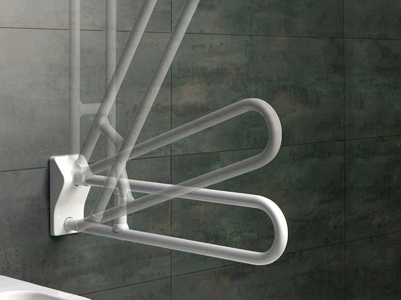 Folding grab bars